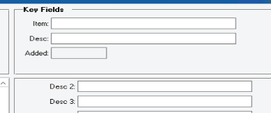 Item Master Maintenance