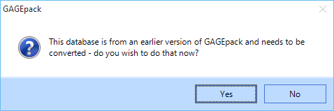 GAGEpack Database Overview