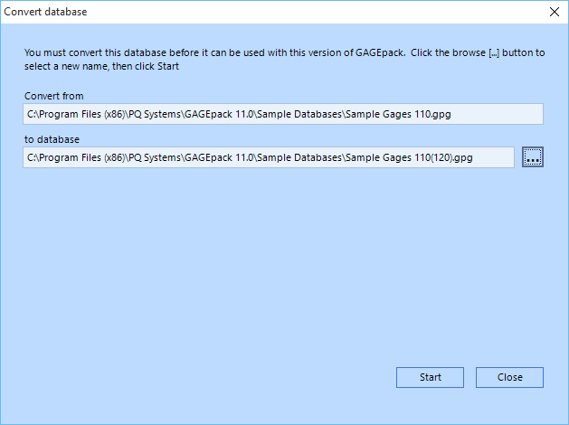 GAGEpack Database Overview