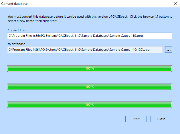 GAGEpack Database Overview