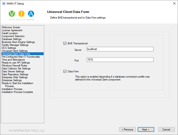 Universal Client Data Form