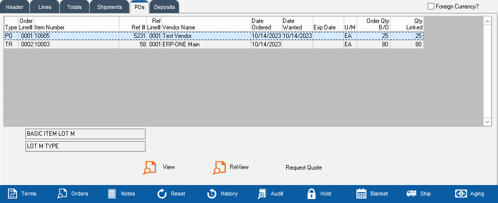 The Sales Order Entry Program - Continuation