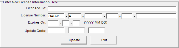 PQ - How to enter your new or existing GAGEpack license